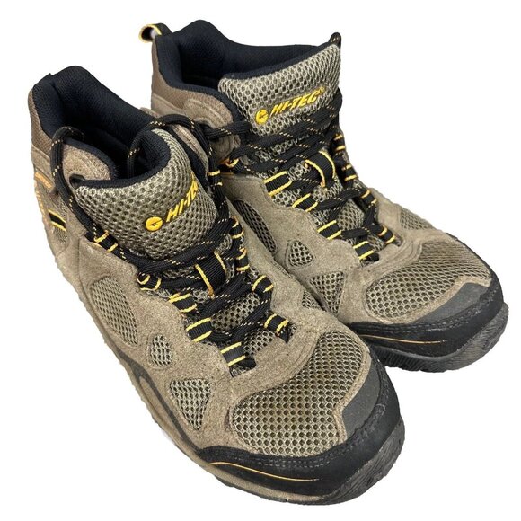 Hi-Tec | Shoes | Hitec Hiking Boots Mens 7 Brown Waterproof Total ...
